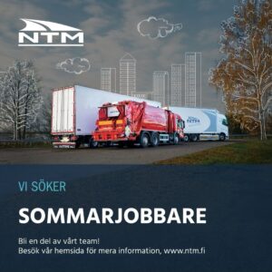 Summer Job at NTM - Work In Närpes